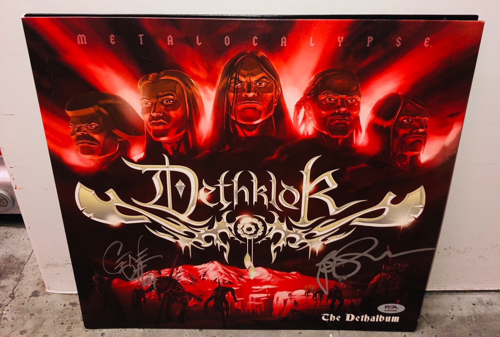 Brendon Small Gene Hoglan Dethklok Metalocalypse The Dethalbum Signed ...
