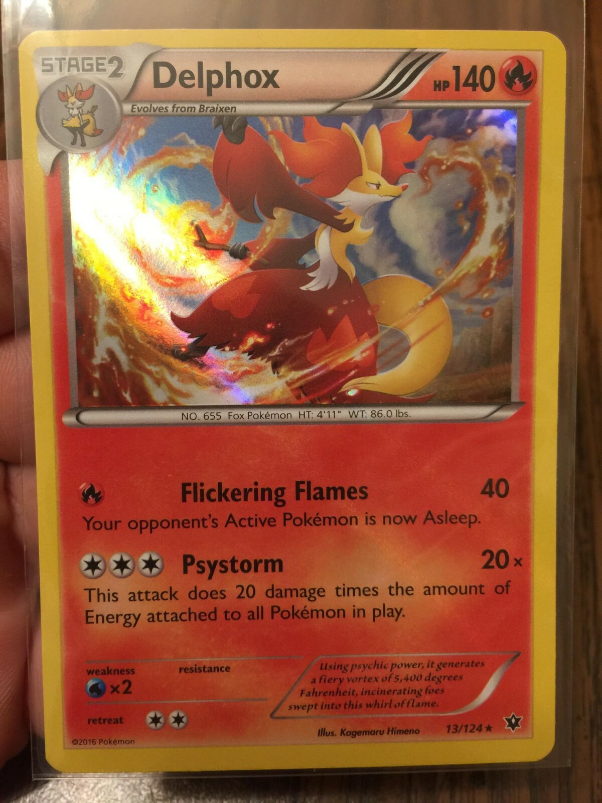 Delphox Card