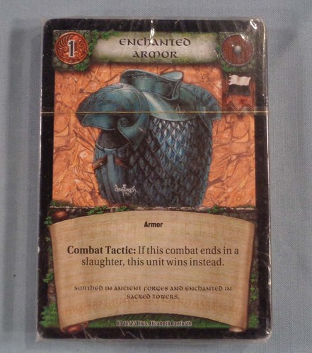 2003 Warhammer WarCry CCG Enchanted Armor Unopened Sealed Promo Pack SG ...
