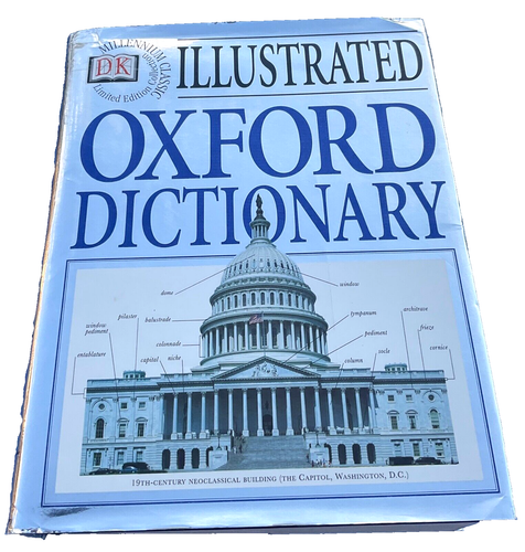 1998 DK ILLUSTRATED OXFORD DICTIONARY HARDCOVER REFERENCE BOOK 1008 ...