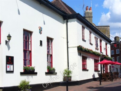 Photo 6x4 Red Lion Godalming Large inn with a pedestrianized frontage ...