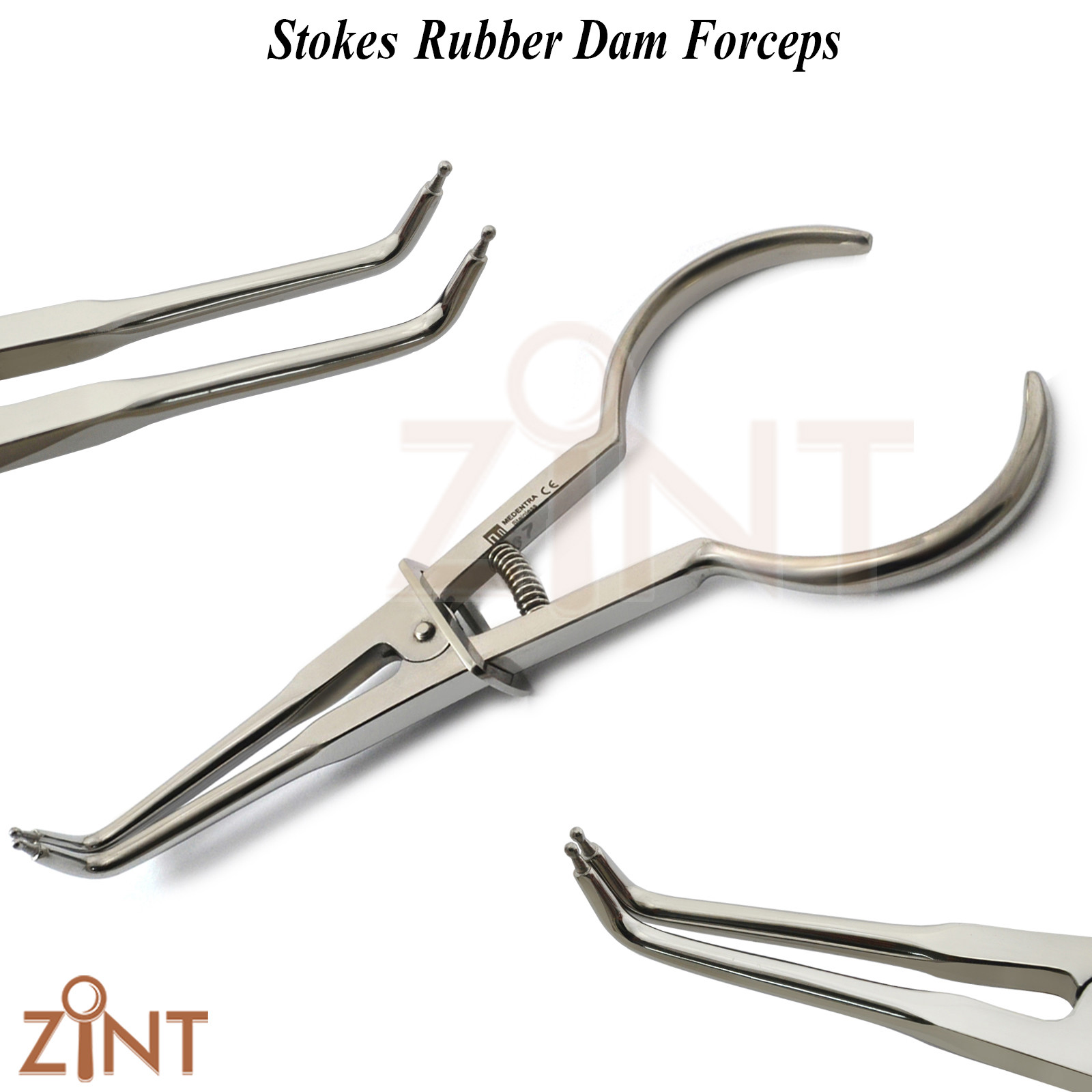 Professional Rubber Dam Clamps Light Ivory Brewer Stokes Forceps ...