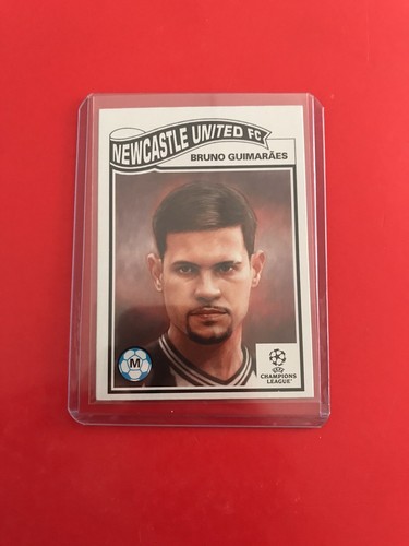 Topps Living Set Ucl Bruno Guimaràes Newcastle United #585 Mint Carte ...
