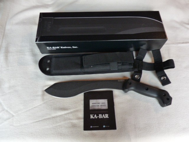 Kabar Becker design BK4 Machax new in box USA made fixed blade 1095 ...