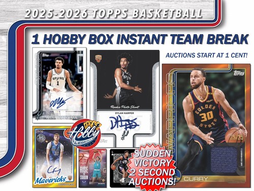 DETROIT PISTONS 2025/26 Topps BASKETBALL 1 HOBBY BOX Team Break #11 | eBay