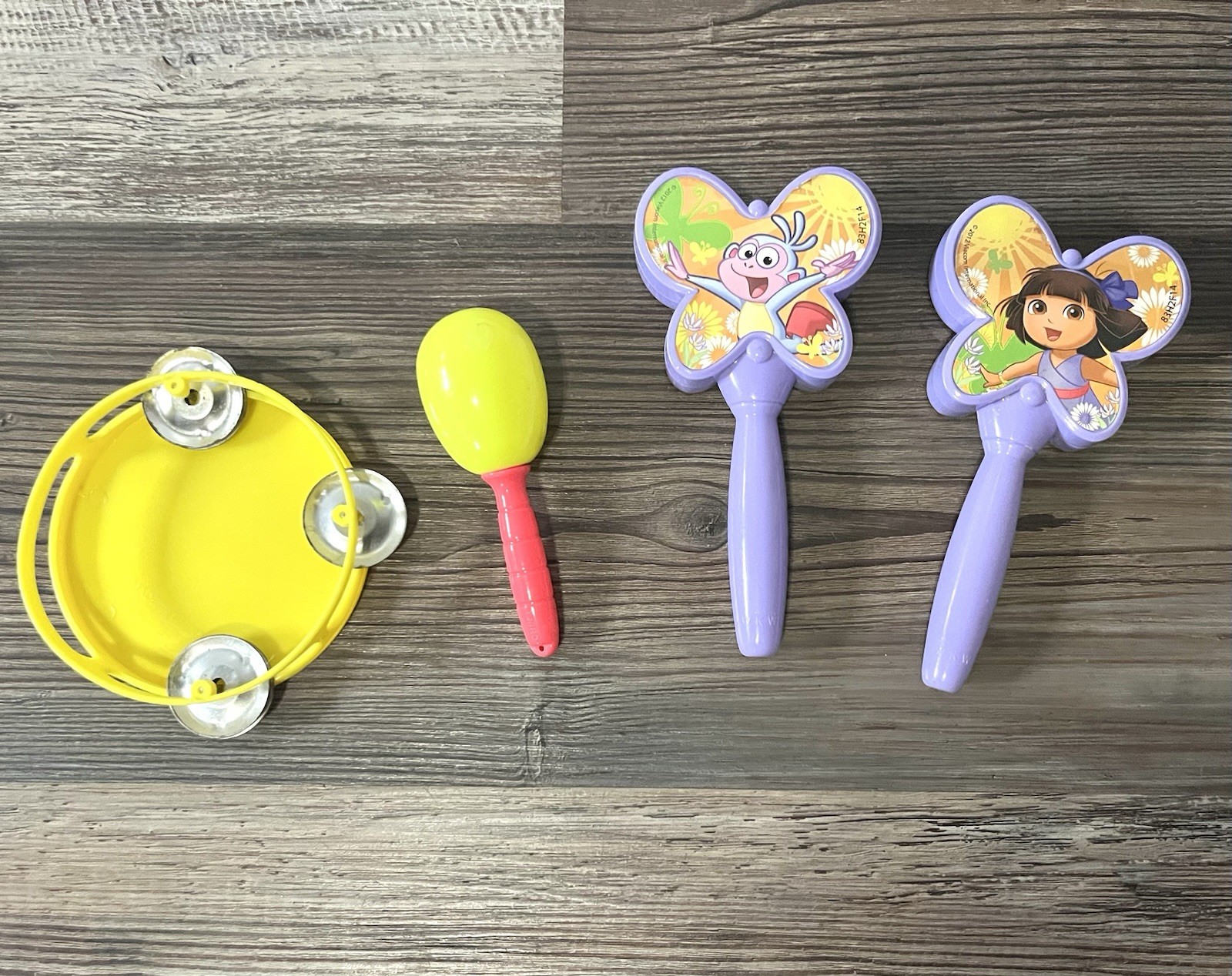 Dora The Explorer tambourine & Maracas Kids Instrument Toys Musical ...