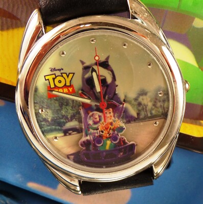 Toy Story WATCH Woody, Buzz, Scud in lunch box Fossil 1996 Limited ...