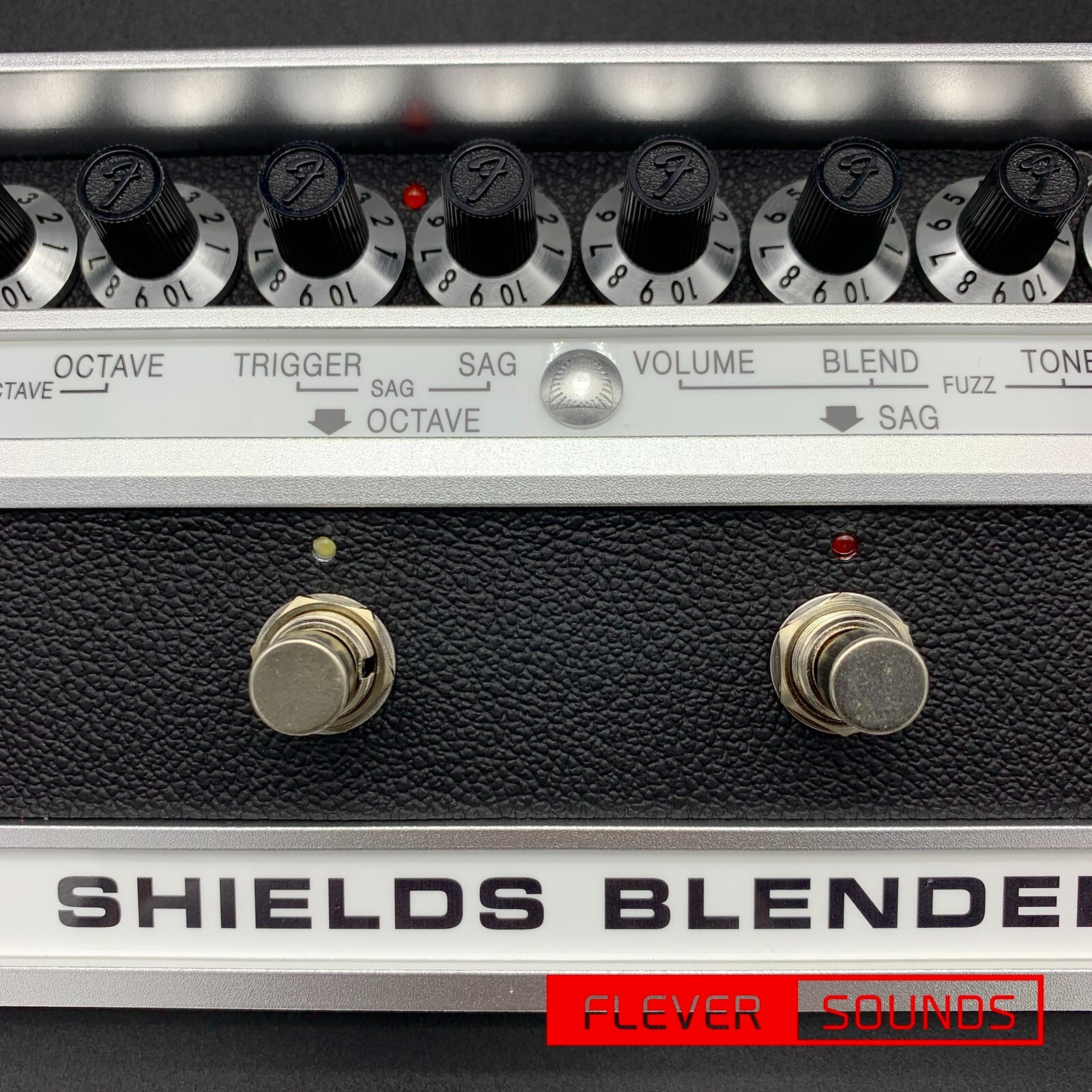 Fender Shields Blender Fuzz Brushed Aluminum Guitar Effects Pedal | eBay