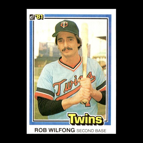 Rob Wilfong 1981 Donruss Minnesota Twins #493 NM+ Vintage! | eBay