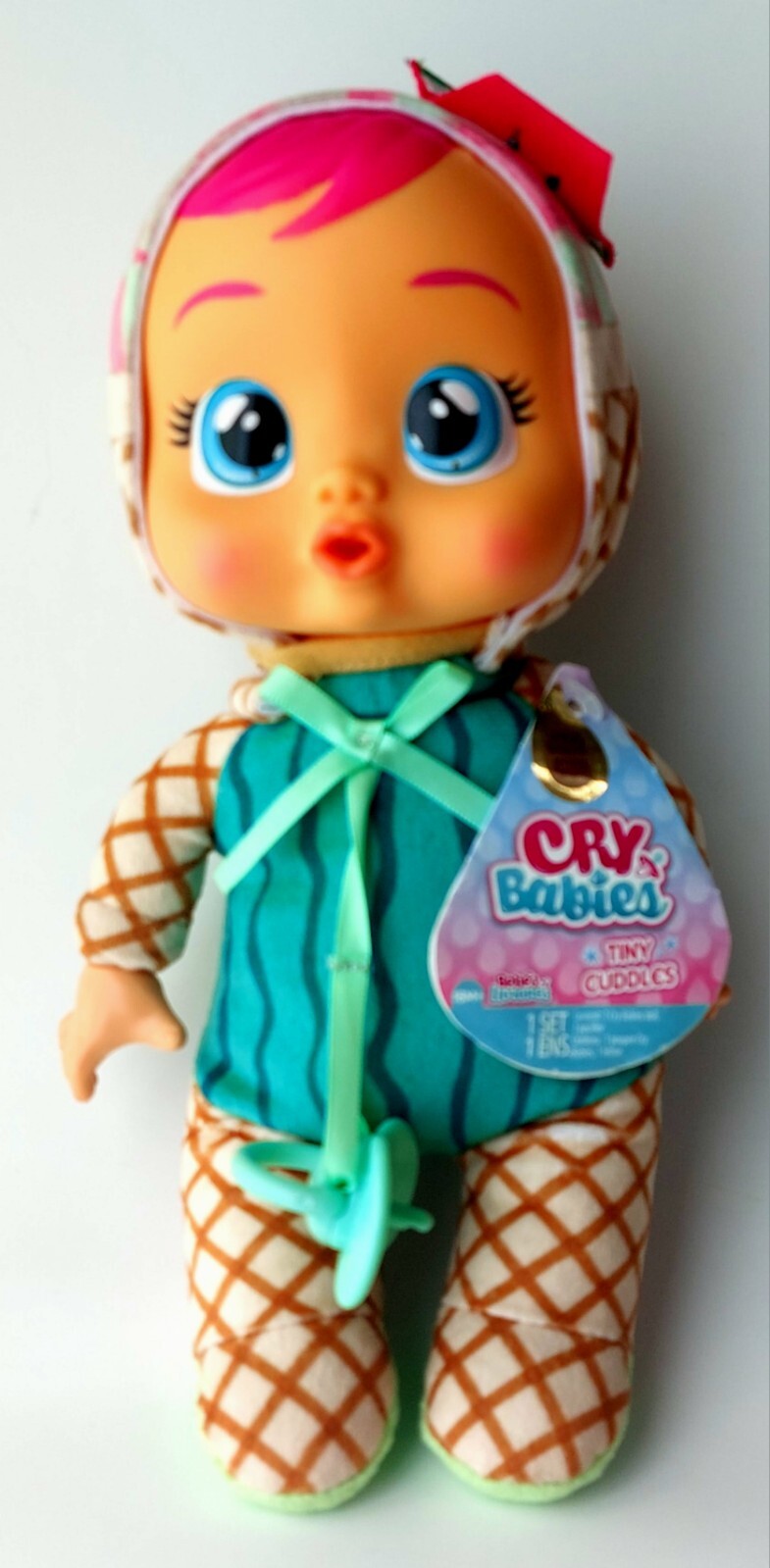 CRY BABIES TINY CUDDLES WATERMELON 9" PLUSH BABY DOLL NEW | eBay
