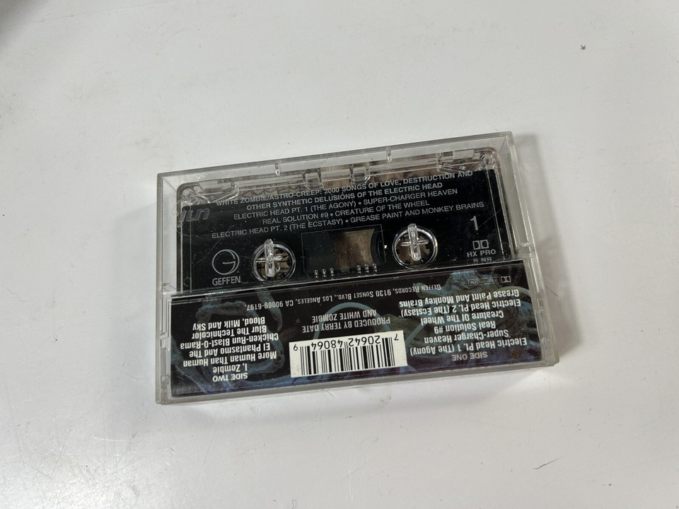 White Zombie Astro-Creep 2000 Cassette Tape 1995 Hardcore Industrial ...