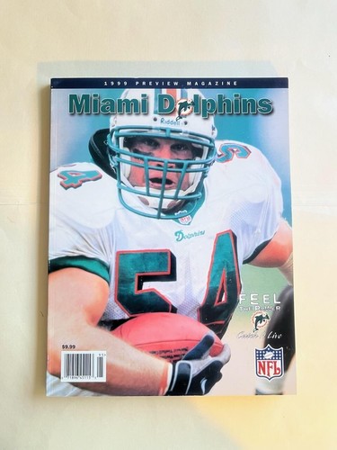 Miami Dolphins NFL 1999 Preview Magazine | eBay