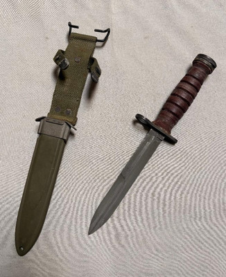 USM4 Bayonet / Combat Knife with M8 Scabbard | eBay