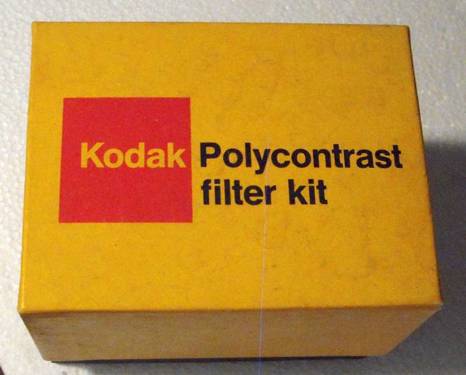 Kodak Polycontrast Filter Kit model A , complete original box USA 1960s ...