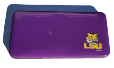 LSU Tigers Purple Wallet Snap Clutch Never Used | eBay