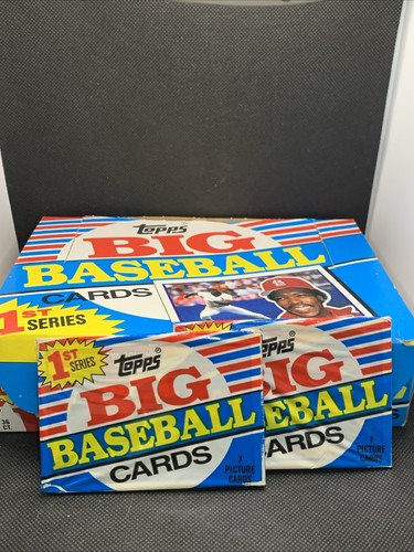 (2)1988 TOPPS BIG BASEBALL CARDS FACTORY SEALED WAX PACKS 1ST SERIES | eBay