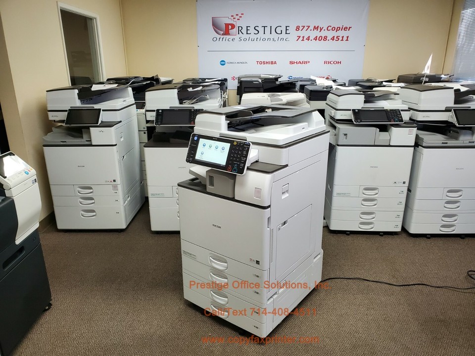 Ricoh MP 3054 Black/White Copier-Printer-Scanner Meter Count only 22k ...