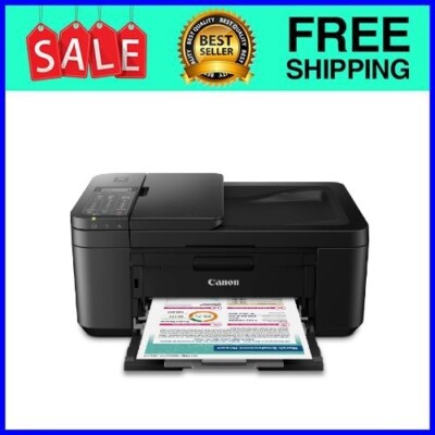 Canon PIXMA TR4722 All-in-One Wireless InkJet Printer ADF, Mobile Print ...