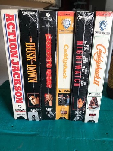 6 NEW VHS Caddyshack Nightwatch Action Jackson From Dusk Till Dawn ...
