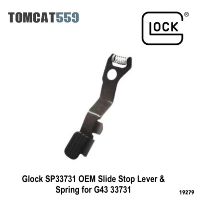 Glock SP33731 OEM Slide Stop Lever & Spring for G43 33731 | eBay
