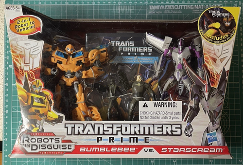 NEW Transformers Prime RID Bumblebee vs Starscream Entertainment Pack DVD - READ | eBay
