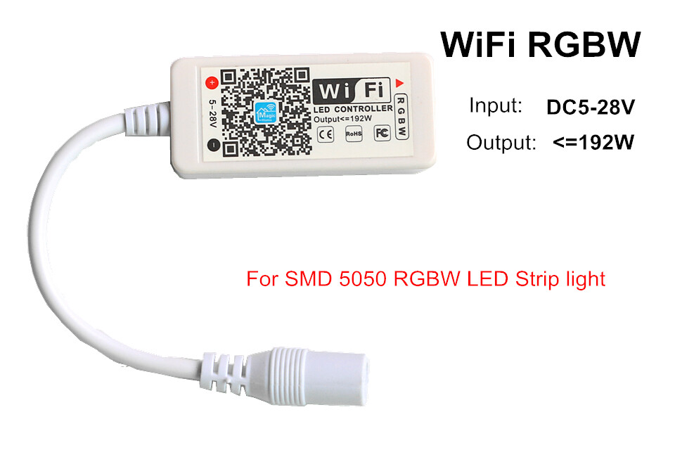 Magic Home DC5V 12V 24V Wireless WiFi Bluetooth Controller,RGB/RGBW IR ...
