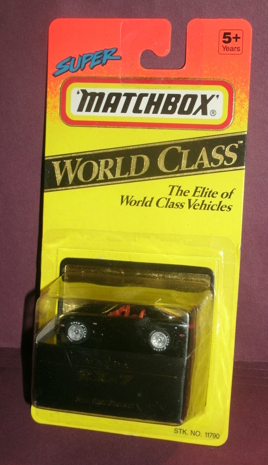 1/64 Scale 1990's Mazda RX-7 (Goodyear Tires) Matchbox World Class WC41 ...