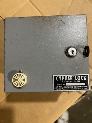 Continental Instruments Cypher Lock MODEL SXA6 Logic Controller VINTAGE ...