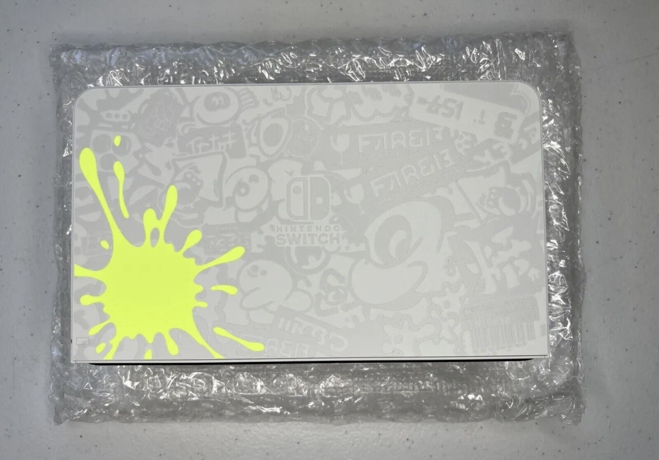 Nintendo Switch OLED Splatoon 3 Dock ONLY Special Edition | No Console ...