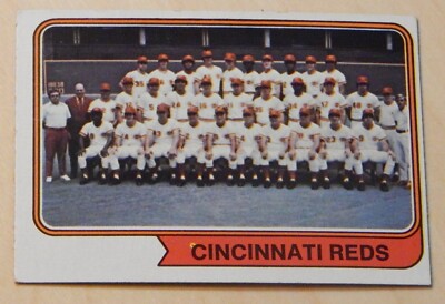 1974 Topps Cincinnati Reds Baseball Cards - Set of 10 - Excellent ...
