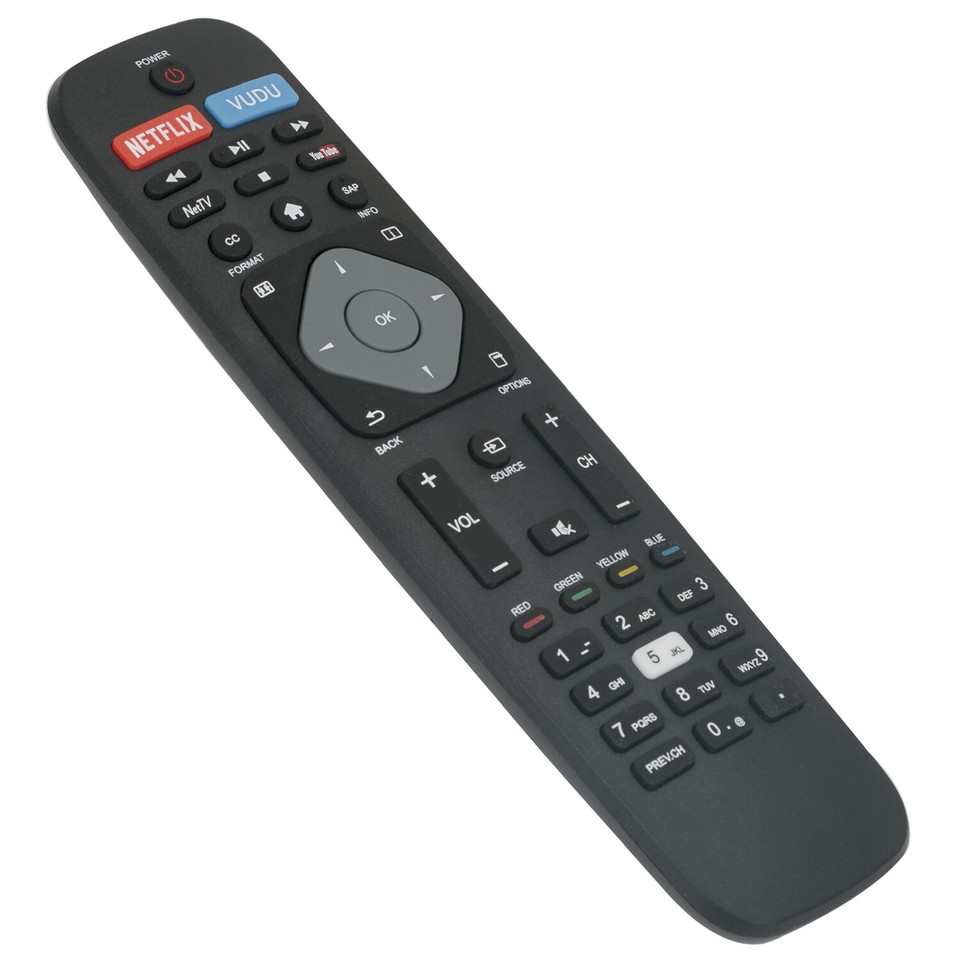 Remote Replace for Philips UHD TV 43PFL4901 50PFL5901 50PFL4901/F7 ...