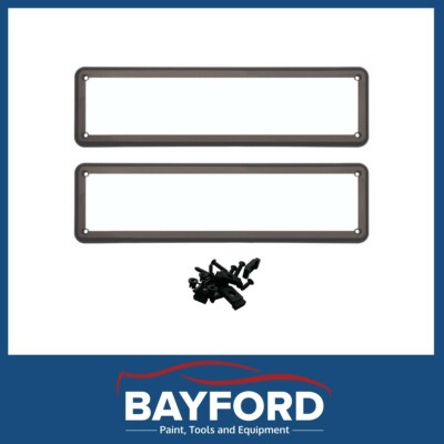 NUMBER PLATE COVER SURROUNDS - SLIMLINE SIZE 6 DIGIT VIC PLATES & OTHER ...