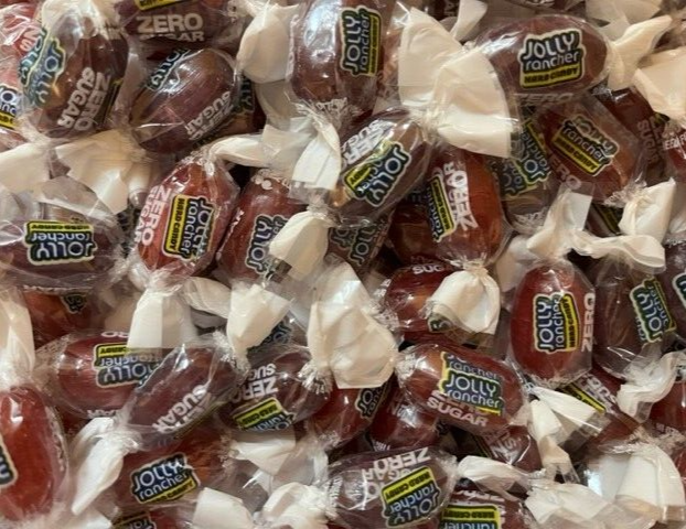 JOLLY RANCHER *ZERO SUGAR* Hard BULK Candy GRAPE/RASPBERRY Sugar Free ...