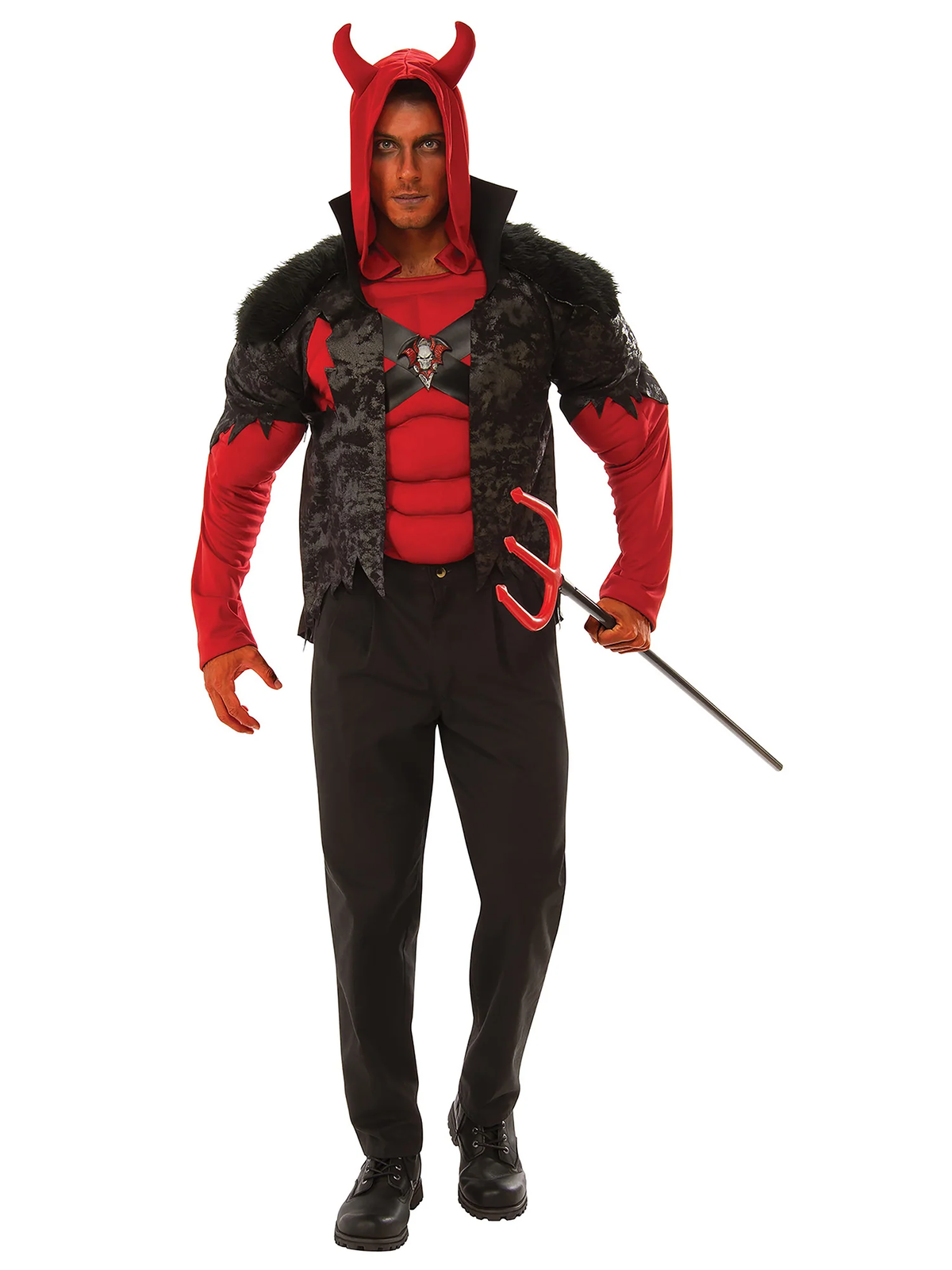 Mens Devil Costume Adults Halloween Devils Fancy Dress Outfit | eBay