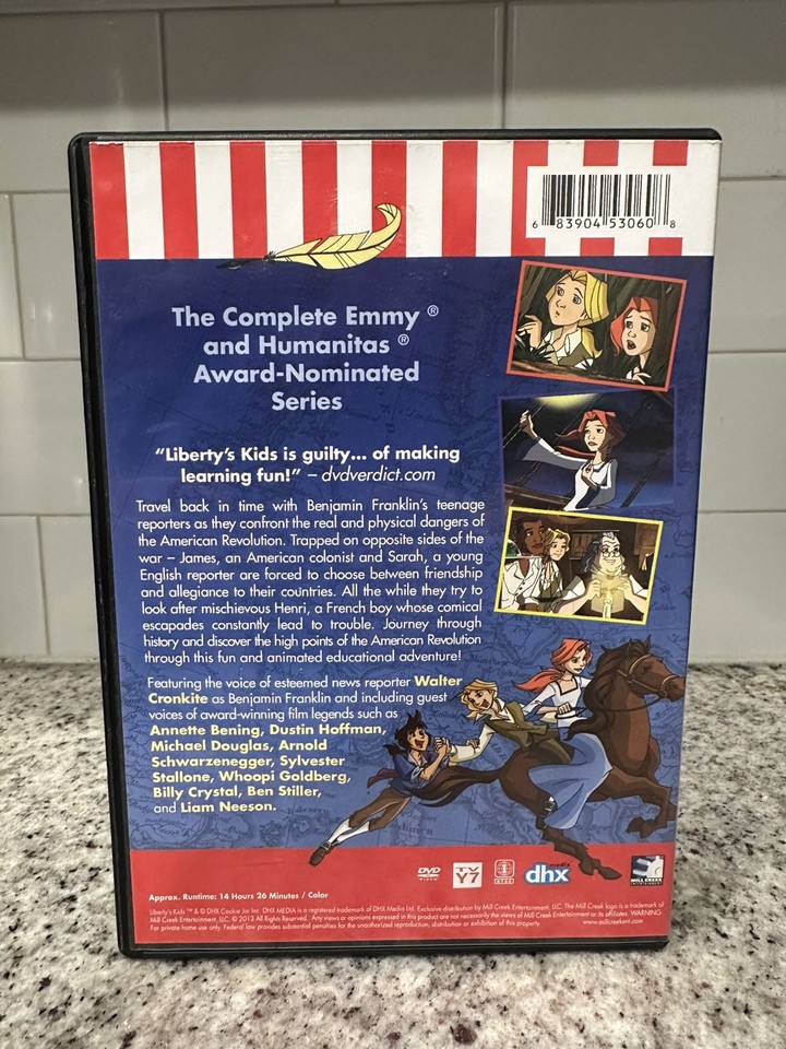 Libertys Kids Complete Series DVD 4 Disc Set TV Show Education History ...