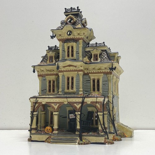 Department 56 Snow Village Grimsley Manor 11 inch Tall Ceramic House ...