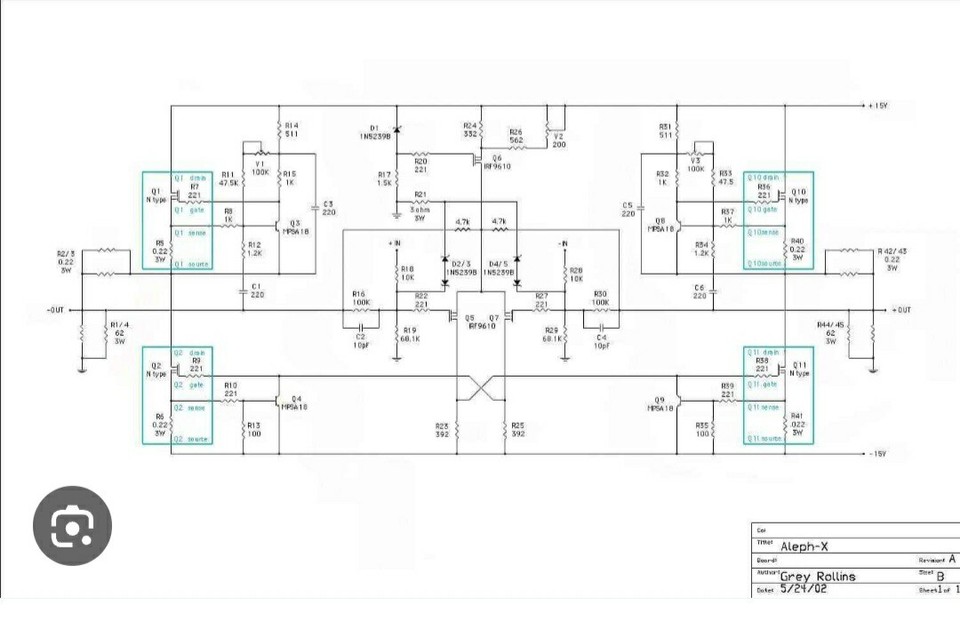 1 Pair PASS LABS ALEPH-X Amplifier PC Boards,original N.Pass Labs,NOS ...