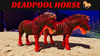 🔥ARK Survival Ascended PvE PC/XBOX/PS5 Deadpool color Equus (horse) 🔥 ...
