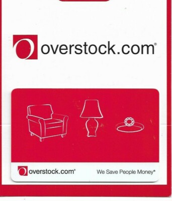 OVERSTOCK.COM GIFT CARD - NO VALUE | eBay