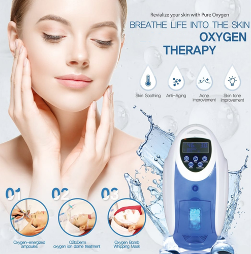 Korea Face Oxygen Therapy Mask Dome O2toDerm Oxgen spray Jet Peel ...