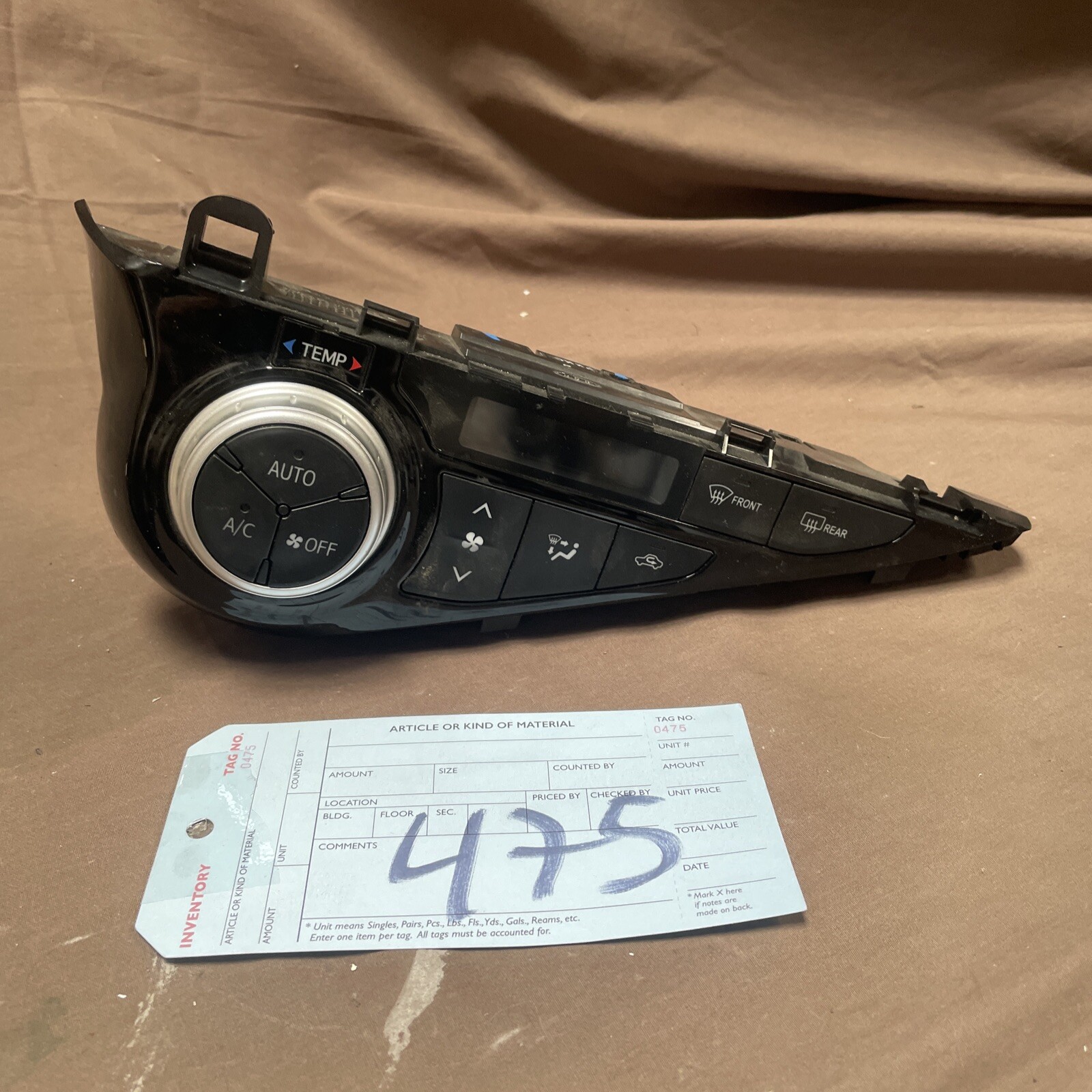 2016 - 2017 Toyota Prius C Ac Heater Climate Control Temperature Oem ...