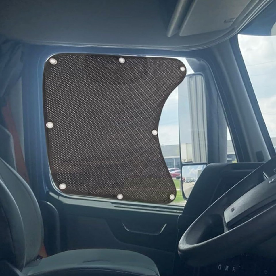 2Pcs Trucks Side Window Shades Semi Truck Window Sunshades with Suction ...