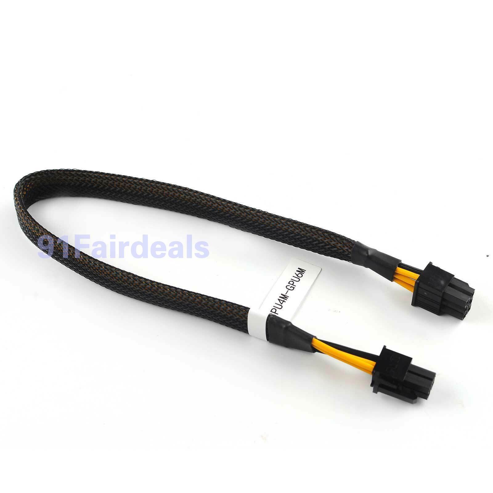 Motherboard CPU 4-pin Male to GPU 6-pin Male Video Card Adapter Power ...