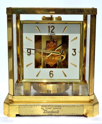 Jaeger-LeCoultre Swiss Atmos Clock Cal 528-8 Square Face Dial 1967 ...