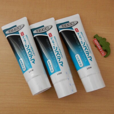 Lion Japan DENTOR SYSTEMA Toothpaste 130g x 3-Count | eBay