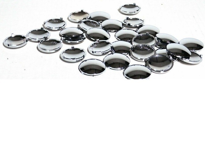 Upholstery Chrome Plastic Button Cover For Kenworth (Set Of 100 PZ) | eBay