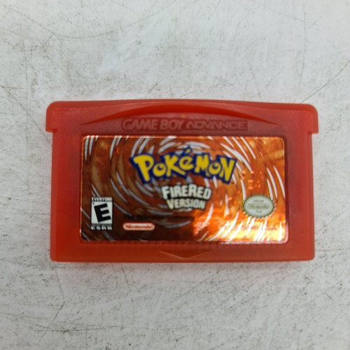 GAME BOY GAMEBOY ADVANCE GBA NINTENDO AUTHENTIC POKEMON FIRERED FIRE ...