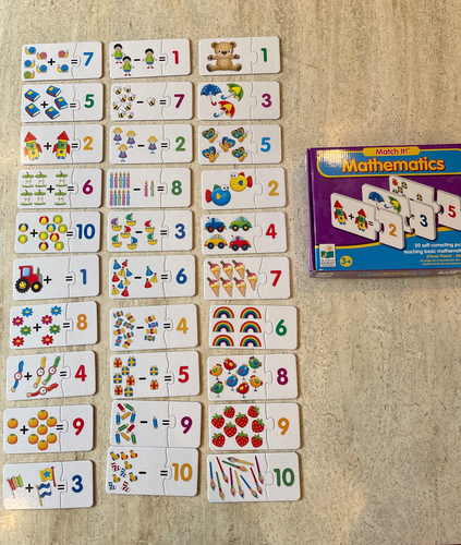 The Learning Journey Match It! Mathematics, 30 self-correcting puzzles ...
