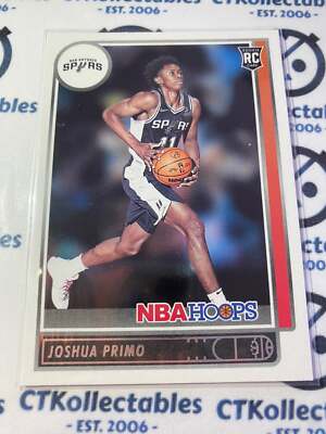 2021-22 Panini NBA HOOPS Joshua Primo Rookie RC #220 spurs | eBay Australia