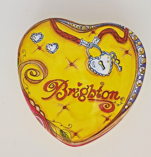 Brighton Heart Jewelry Tin Heart Shaped Holder Empty | eBay